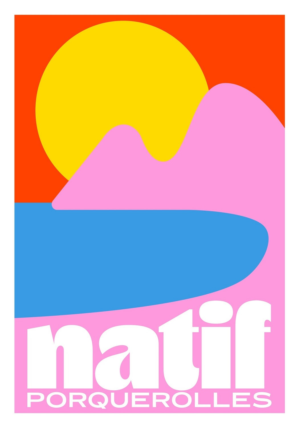Affiche Natif Porquerolles