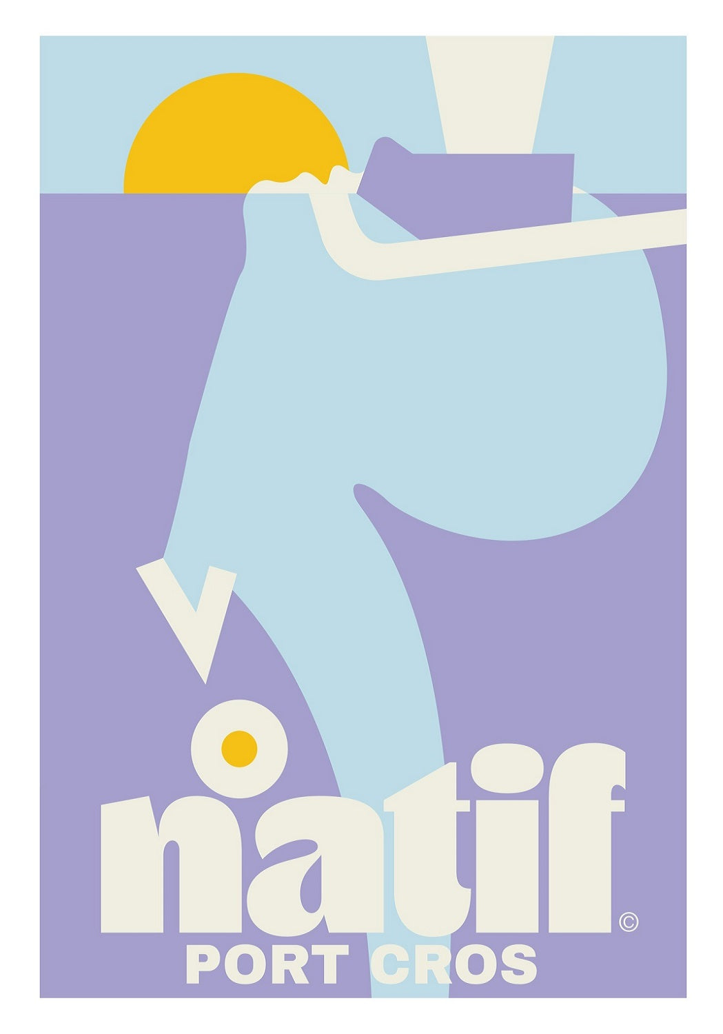 Affiche Port-Cros – Natif