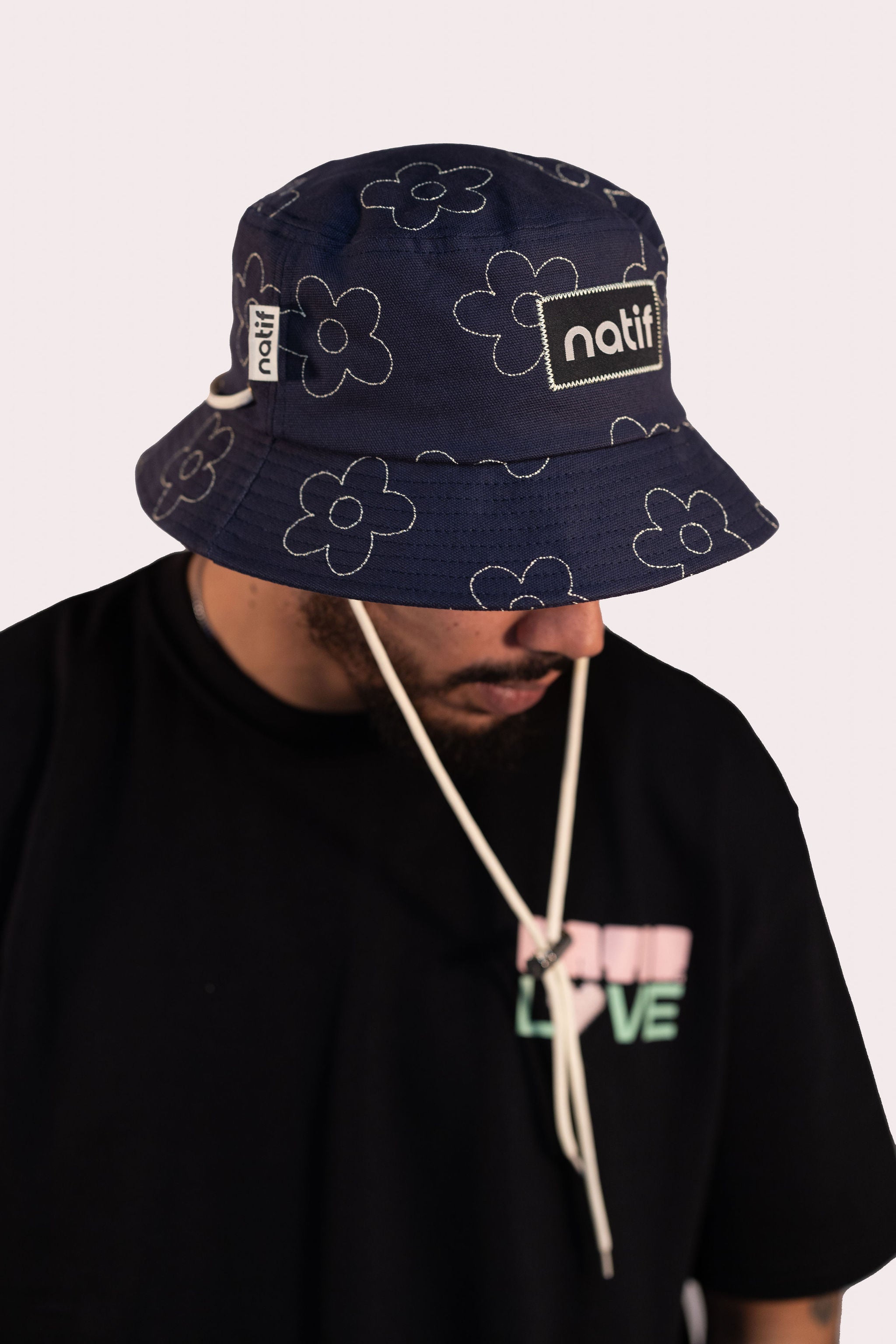 Bob Top Stitching Flowers – Natif